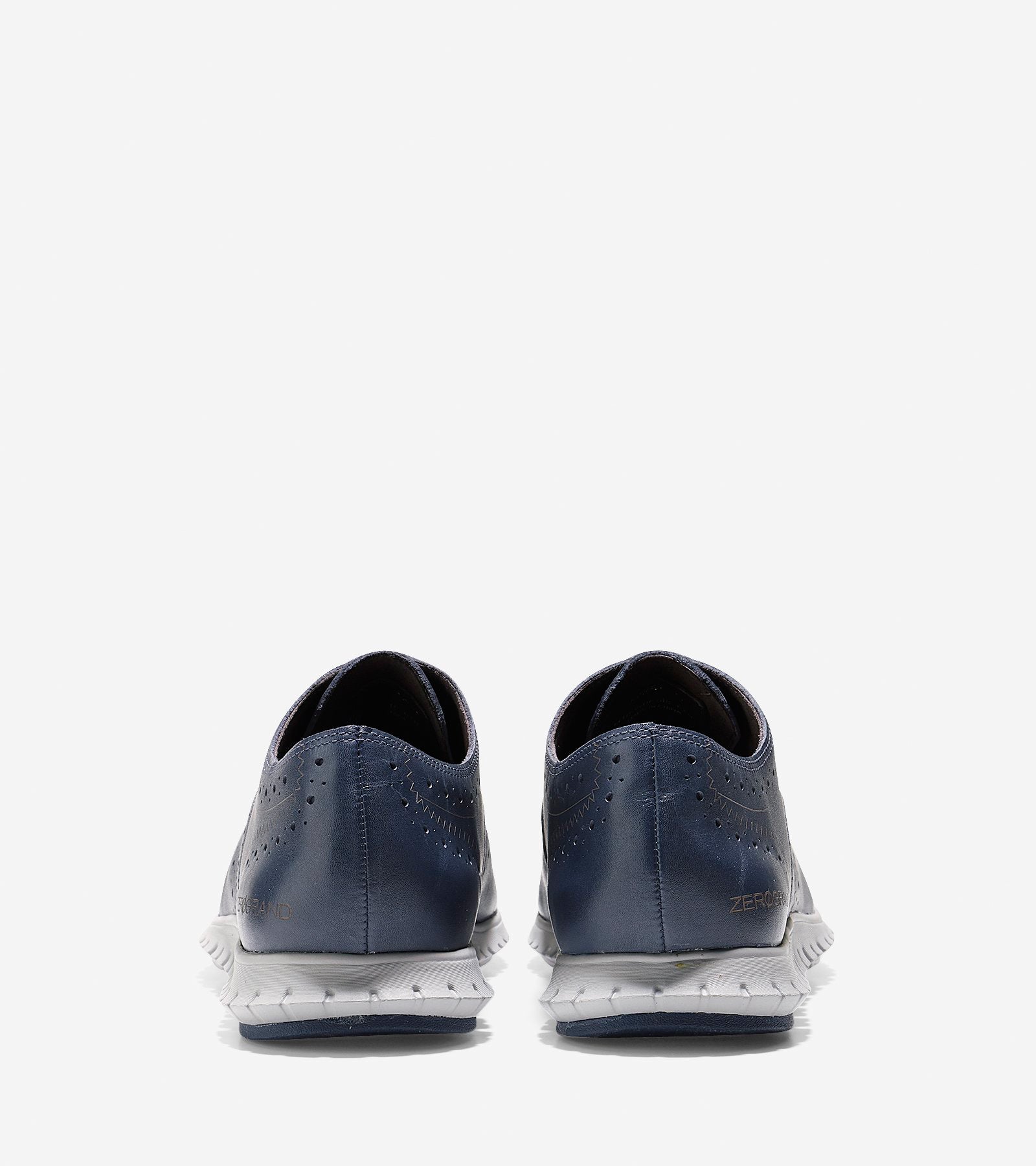 ZERØGRAND Wingtip Oxford-W05148-MARINE BLUE WATERPROOF LEATHER-VAPOR ...